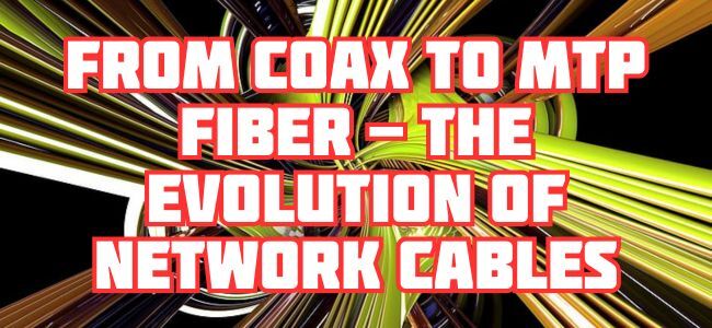 ITLDC • 🚀 From Coax to MTP Fiber - The Evolution of Network Cables 🔌