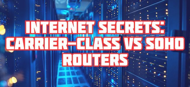 ITLDC • 🌐🚀 Carrier-Class vs SOHO Routers: Why Your Home Router Isn't ...