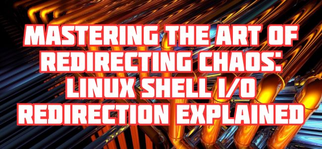 ITLDC • Mastering the Art of Redirecting Chaos: Linux Shell I/O Redirection Explained